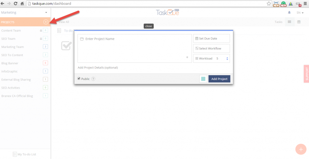 Getting Organized with TaskQue