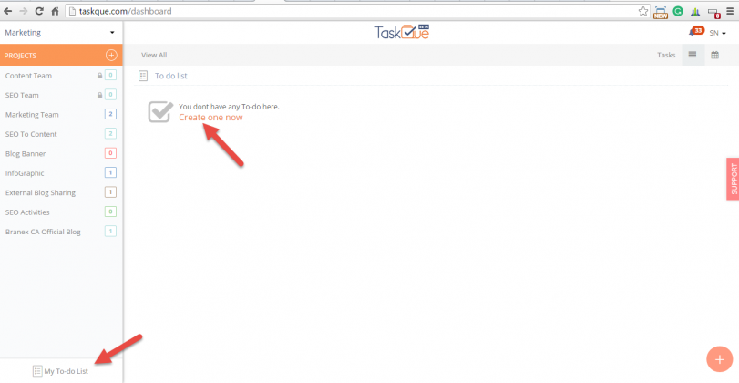 Getting Organized with TaskQue